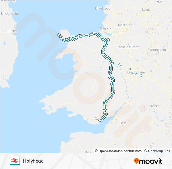TRANSPORT FOR WALES Route: Schedules, Stops & Maps - Holyhead (Updated)