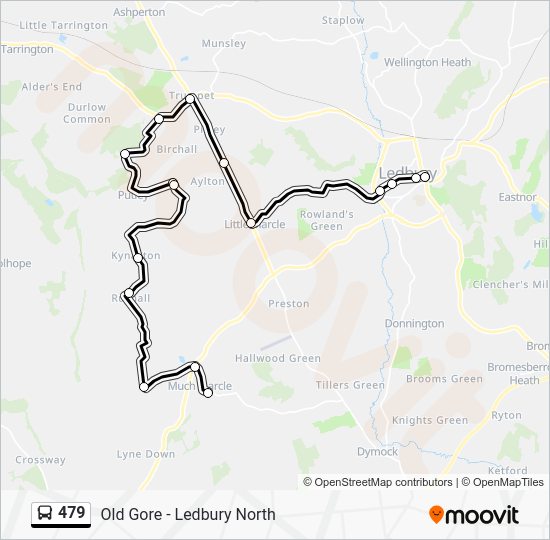 479 Route: Schedules, Stops & Maps - Market House (Updated)