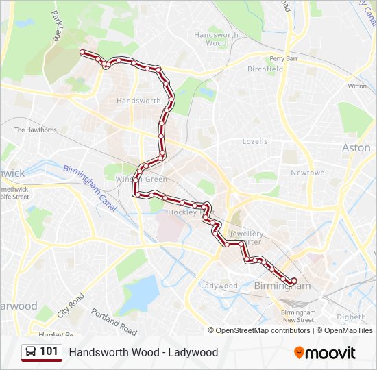 101 Route: Schedules, Stops & Maps - The Leverretts (Updated)