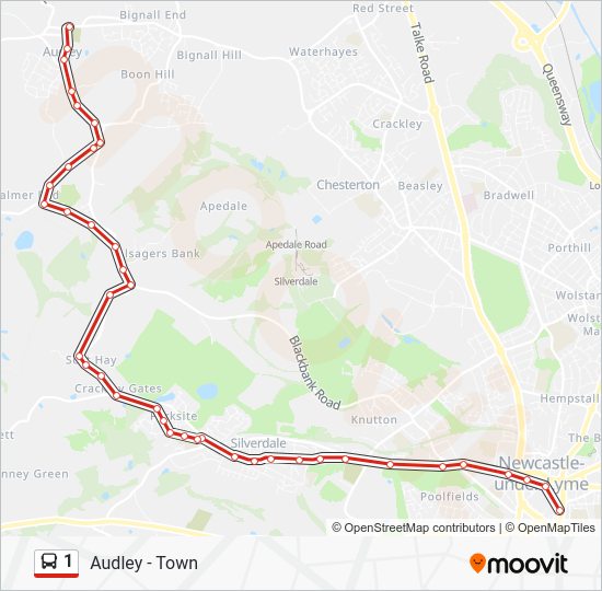 1 Route: Schedules, Stops & Maps - Council Offices (Updated)