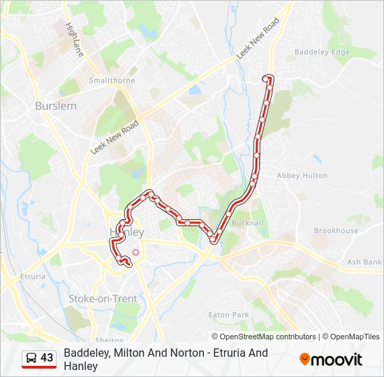 43 Route: Schedules, Stops & Maps - Adams Street (Updated)