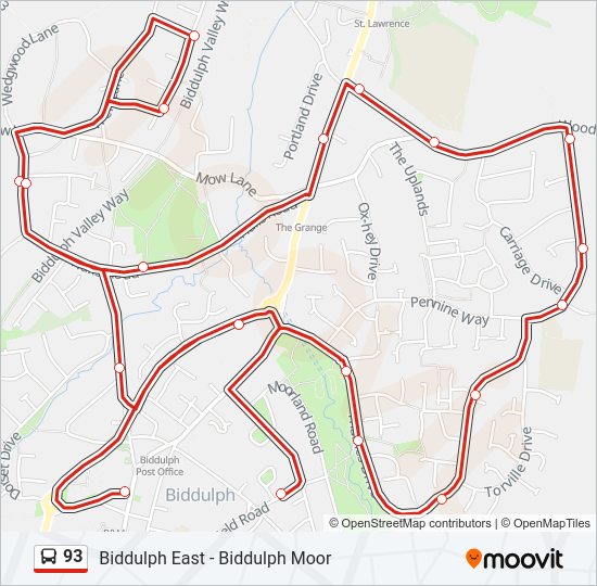 93 Route: Schedules, Stops & Maps - Wharf Road (Updated)
