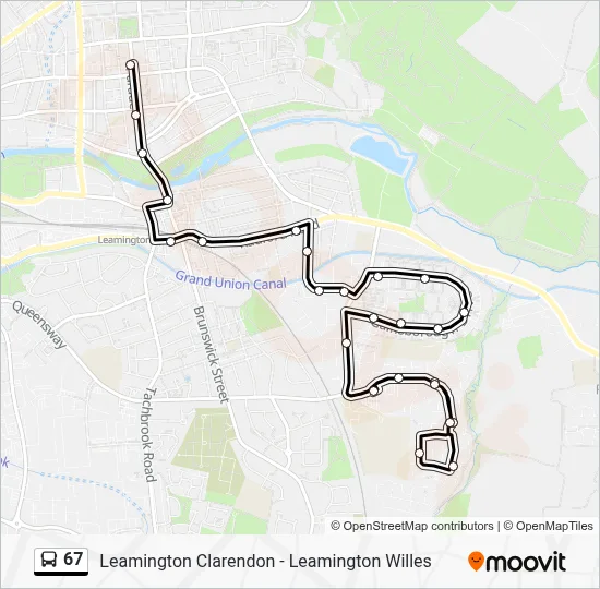 67 Route: Schedules, Stops & Maps - Upper Parade (Updated)