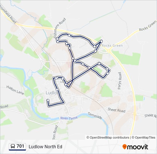 701 Route: Schedules, Stops & Maps - Tesco (Updated)