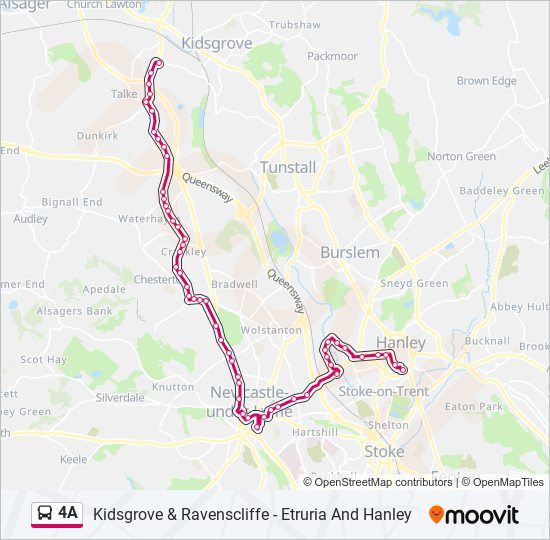 4A Route: Schedules, Stops & Maps - Butt Lane (Updated)