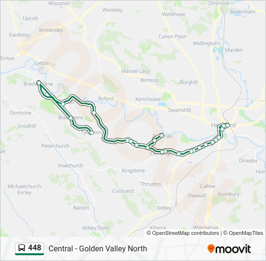 448 Route: Schedules, Stops & Maps - The Steppes (Updated)