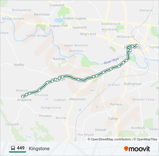 449 Route: Schedules, Stops & Maps - Kingstone (Updated)