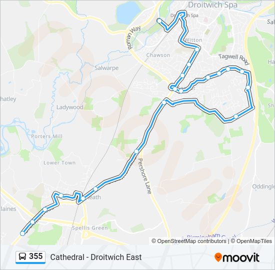 355 Route: Schedules, Stops & Maps - Westacre (Updated)