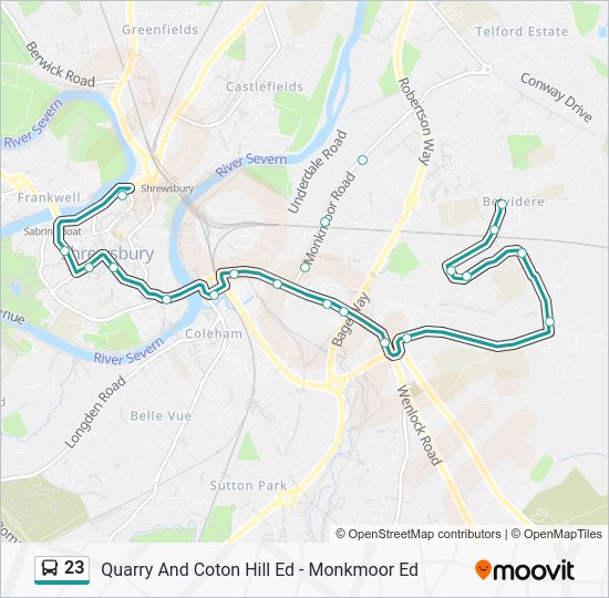 23 Route: Schedules, Stops & Maps - Bus Station (Updated)