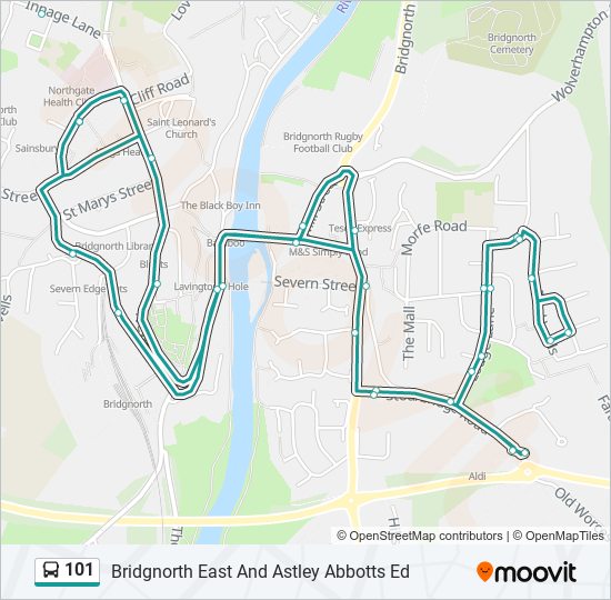 101 Route: Schedules, Stops & Maps - Danesford (Updated)