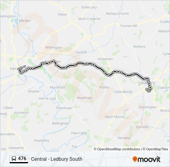476 Route: Schedules, Stops & Maps - Hereford (Updated)