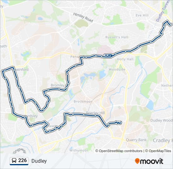 226 Route: Schedules, Stops & Maps - Dudley (Updated)