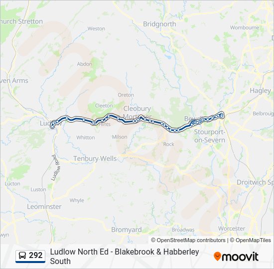292 Route: Schedules, Stops & Maps - Cooperative Store (Updated)