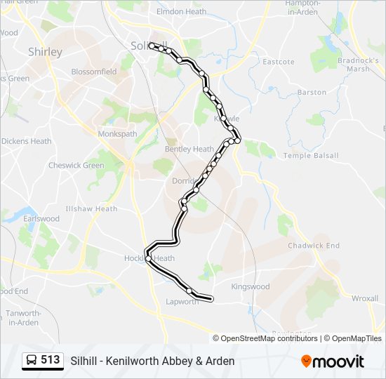 513 Route: Schedules, Stops & Maps - Timber Yard (Updated)
