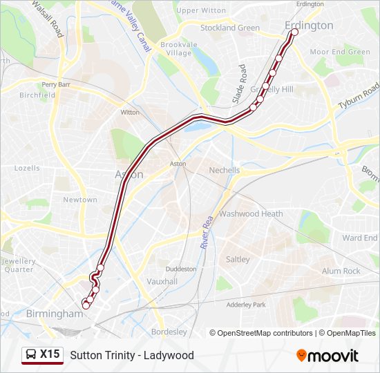 x15 Route: Schedules, Stops & Maps - Six Ways Island (Updated)