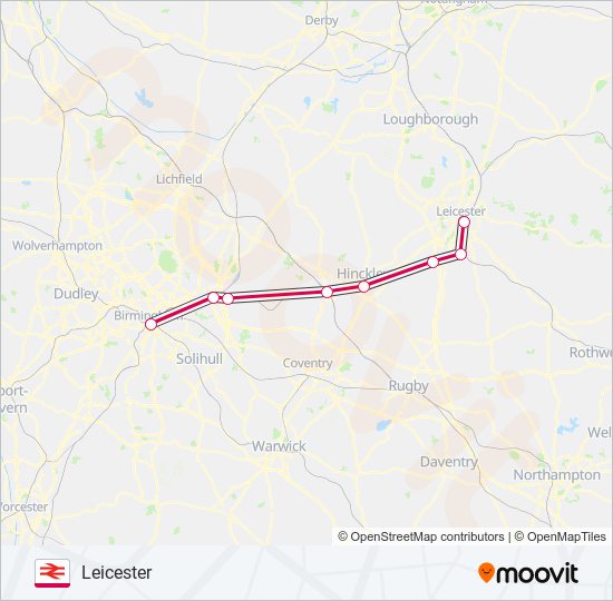 crosscountry Route: Schedules, Stops & Maps - Leicester (Updated)