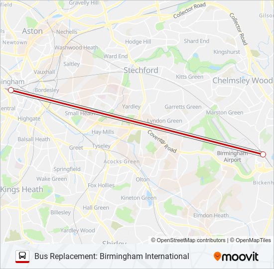 avanti west coast Route: Schedules, Stops & Maps - Bus Replacement ...