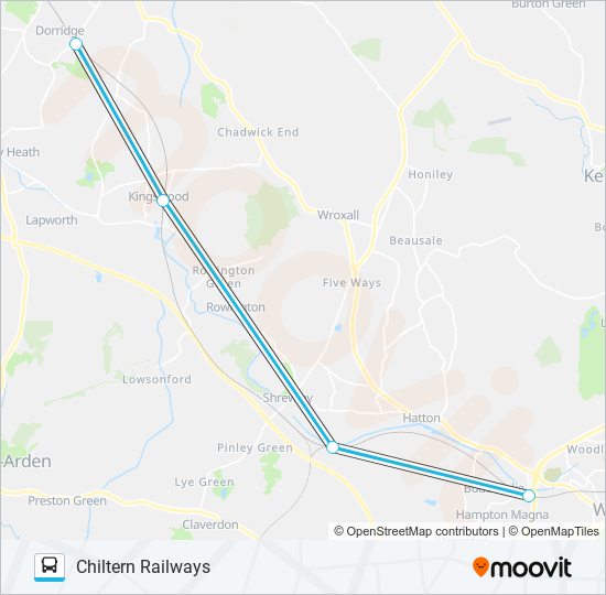chiltern railways Route: Schedules, Stops & Maps - Bus Replacement ...