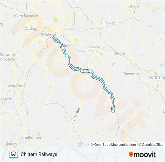 chiltern railways Route: Schedules, Stops & Maps - Bus Replacement ...