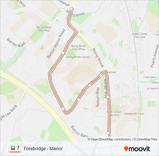 7 Route: Schedules, Stops & Maps - Rowley Park (Updated)