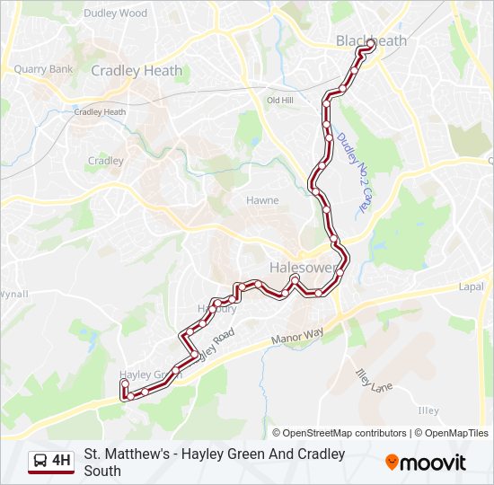 4h Route: Schedules, Stops & Maps - Barclays Bank (Updated)