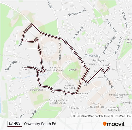403 Route: Schedules, Stops & Maps - 403 (Updated)