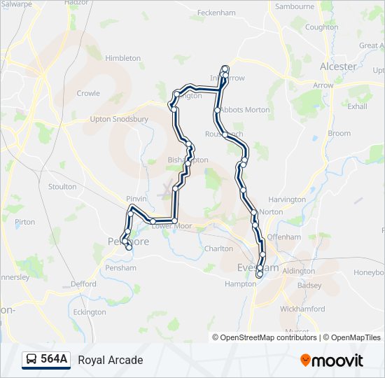 564a Route: Schedules, Stops & Maps - Royal Arcade (Updated)