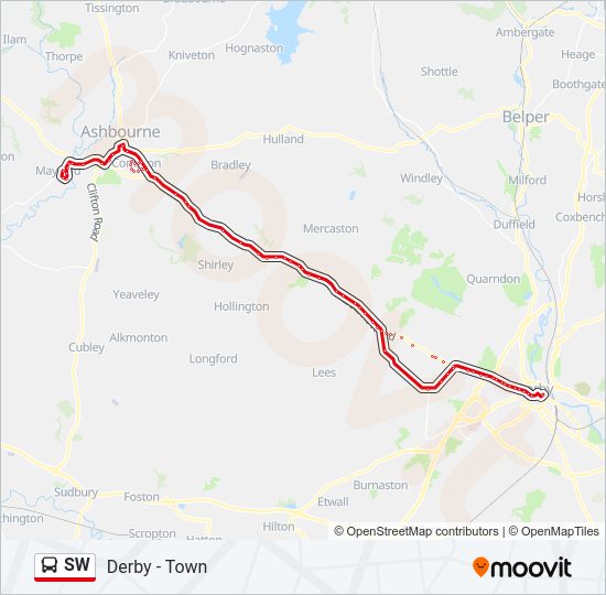 sw Route: Schedules, Stops & Maps - Mayfield (Updated)