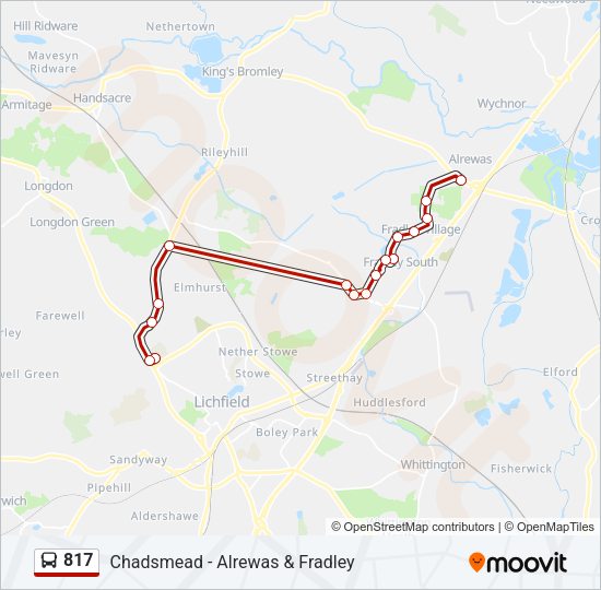 817 Route: Schedules, Stops & Maps - Friary High School (Updated)