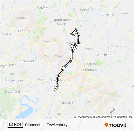 rc4 Route: Schedules, Stops & Maps - Twyning (Updated)