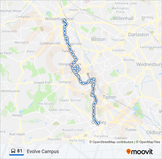 81 Route: Schedules, Stops & Maps - Evolve Campus (Updated)