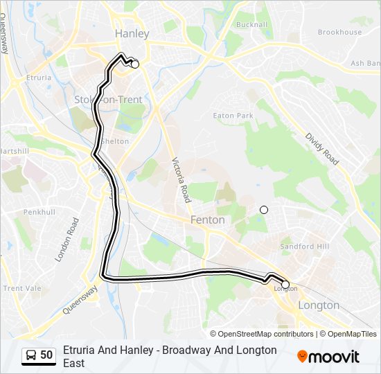 50 Route: Schedules, Stops & Maps - Longton (Updated)