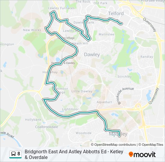8 Route: Schedules, Stops & Maps - Bus Station (Updated)