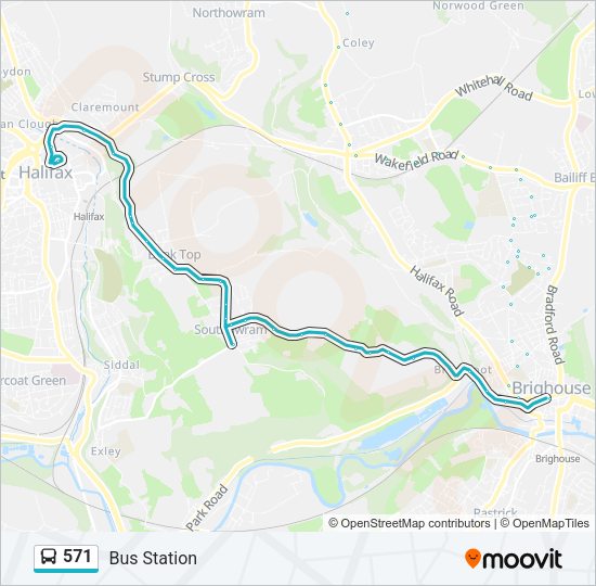 571 Route: Schedules, Stops & Maps - Bus Station (Updated)