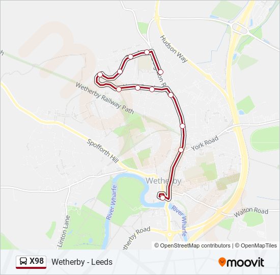 x98 Route: Schedules, Stops & Maps - Deighton Bar (Updated)