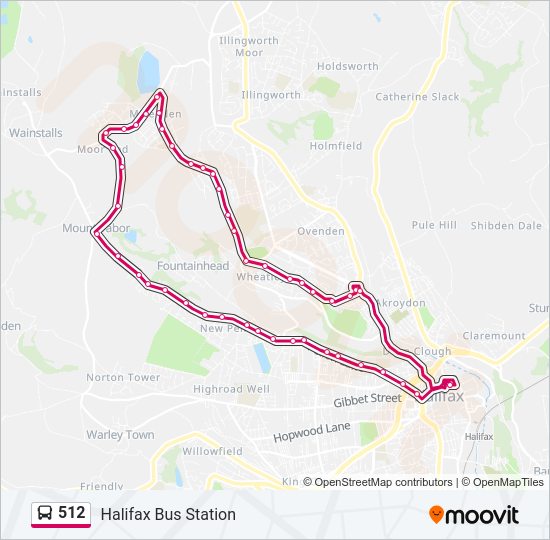 512 Route: Schedules, Stops & Maps - Halifax Bus Station (Updated)