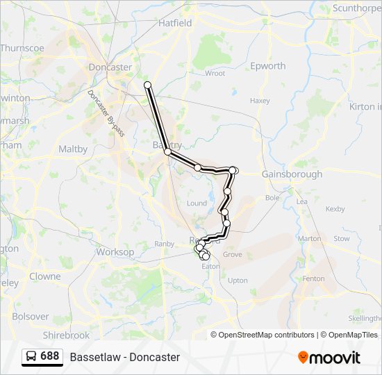 688 Route: Schedules, Stops & Maps - Ordsall Plough Inn (Updated)