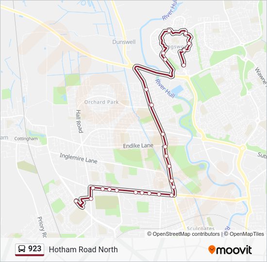 923 Route: Schedules, Stops & Maps - Hotham Road North (Updated)