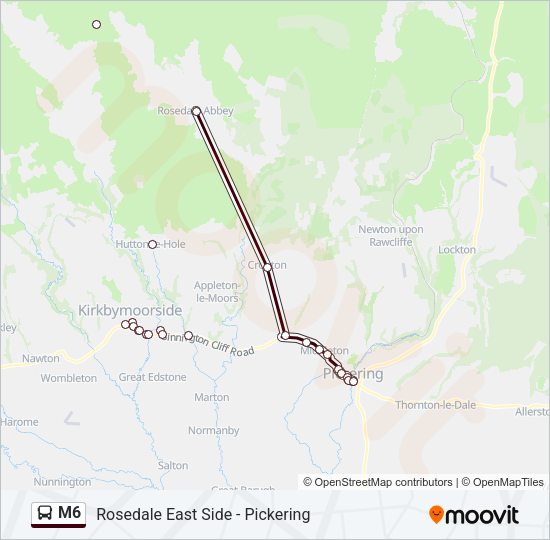 M6 Route: Schedules, Stops & Maps - The Library (Updated)