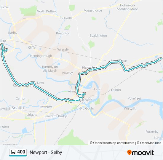 400 Route: Schedules, Stops & Maps - Newport (Updated)