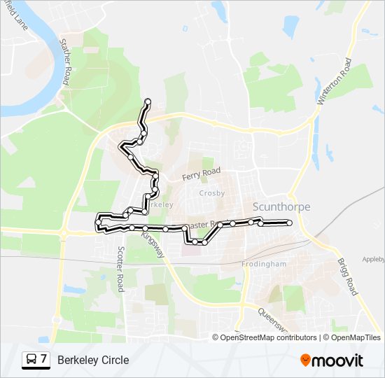 7 Route: Schedules, Stops & Maps - Berkeley Circle (Updated)