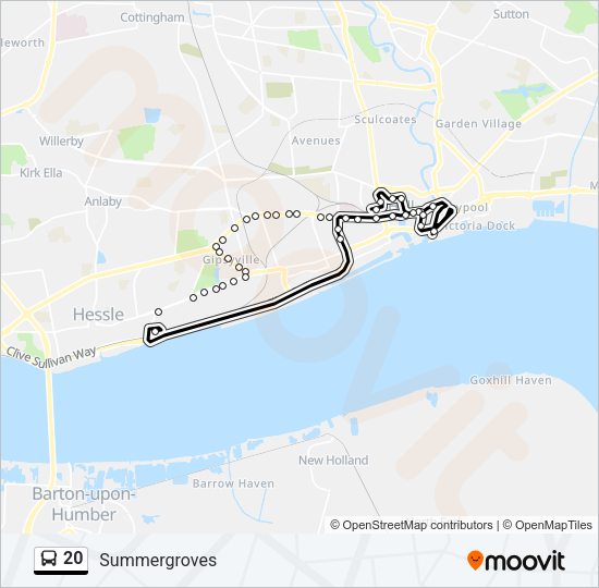 20 Route: Schedules, Stops & Maps - Summergroves (Updated)