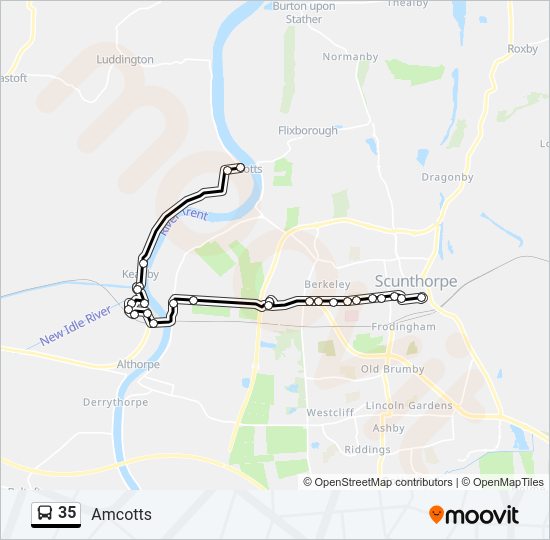 35 Route: Schedules, Stops & Maps - Amcotts (Updated)