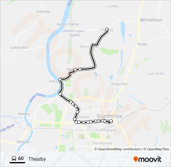 60 Route: Schedules, Stops & Maps - Thealby (Updated)