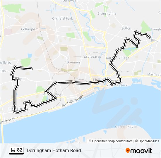82 Route: Schedules, Stops & Maps - Willerby (Updated)