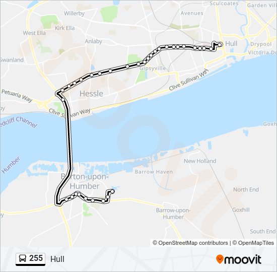 255 Route: Schedules, Stops & Maps - Hull (Updated)