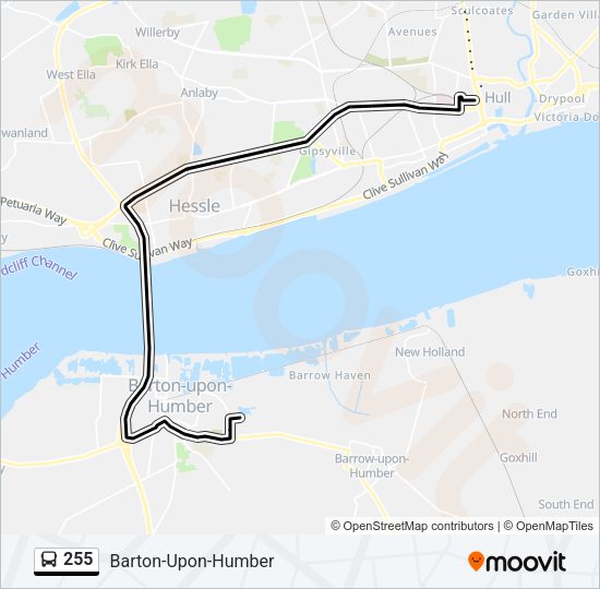 255 Route: Schedules, Stops & Maps - Barton-Upon-Humber (Updated)