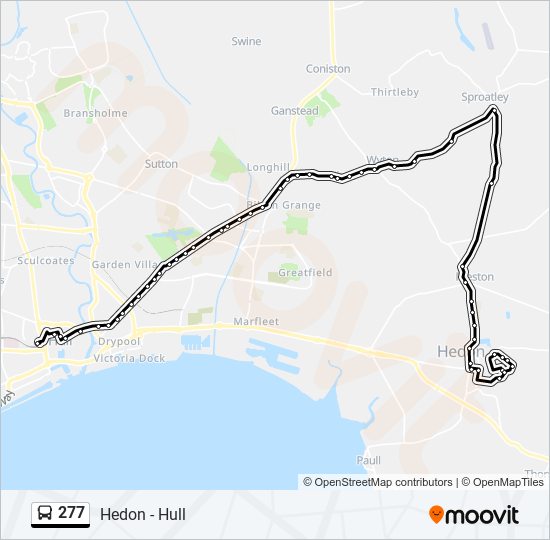 277 Route: Schedules, Stops & Maps - Hull (Updated)