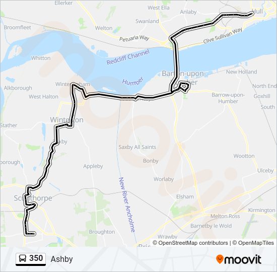 350 Route: Schedules, Stops & Maps - Ashby (Updated)