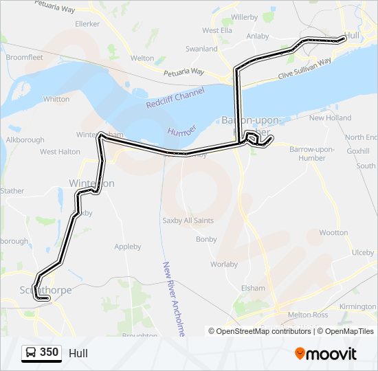 350 Route: Schedules, Stops & Maps - Hull (Updated)